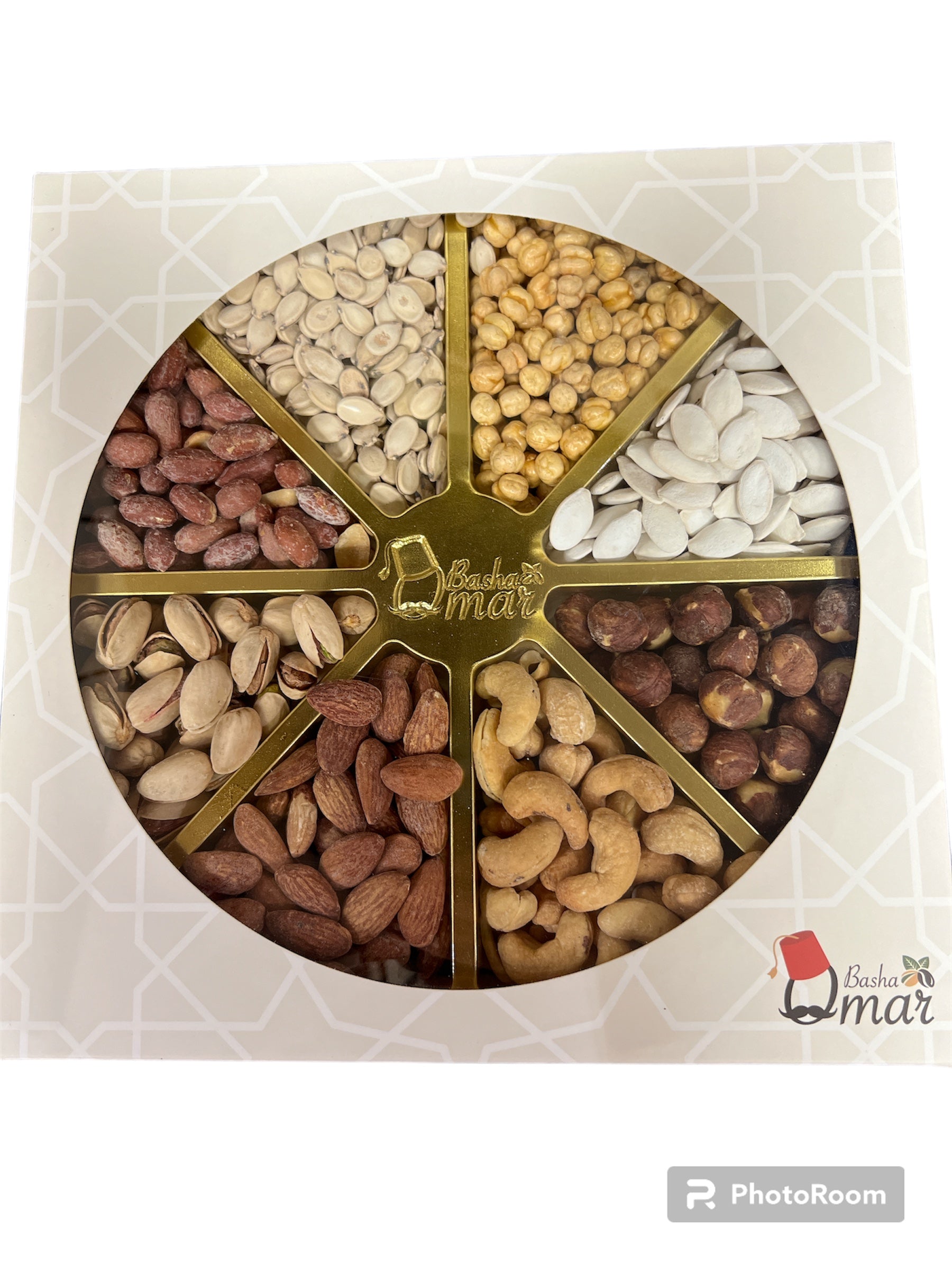 Deluxe mix nuts box – Omar Basha Roastry